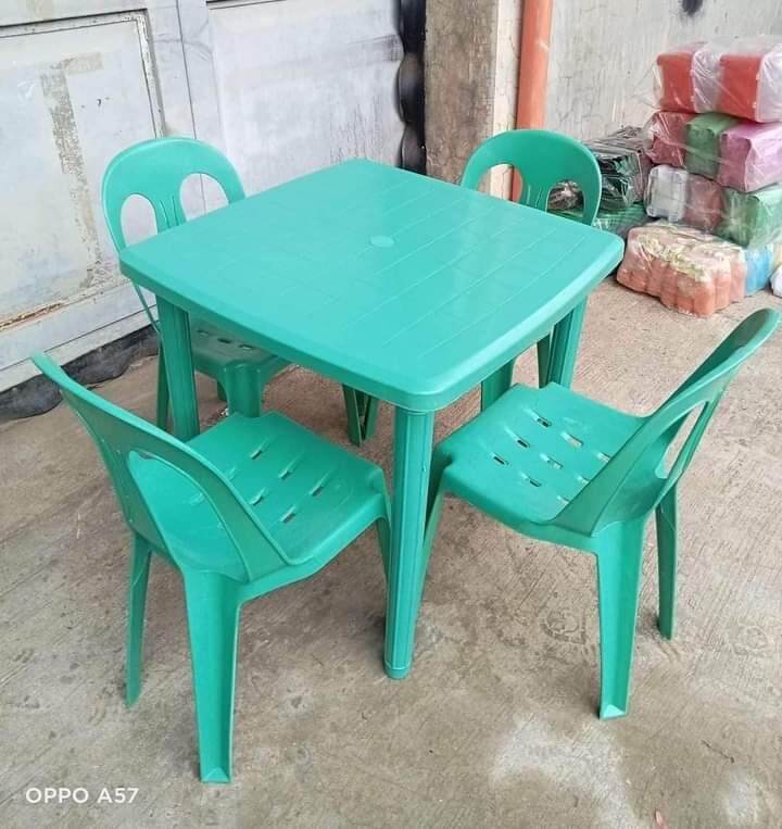 MONOBLOCK TABLE AND CHAIRS SET | Lazada PH