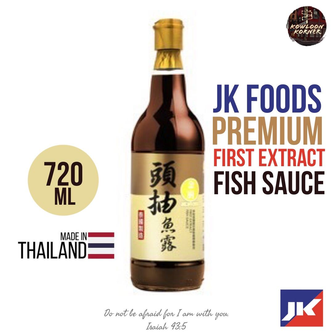 [Thailand] JK Foods Premium First Extract Fish Sauce 720ml (Patis ...