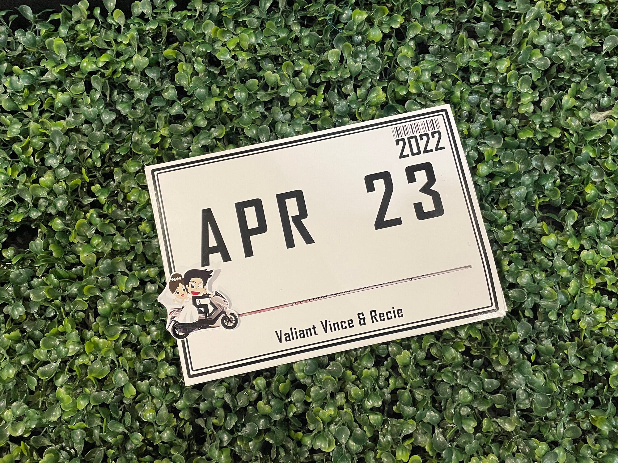 Sliding Wedding Invitation (Pull Out Wedding Invitation)