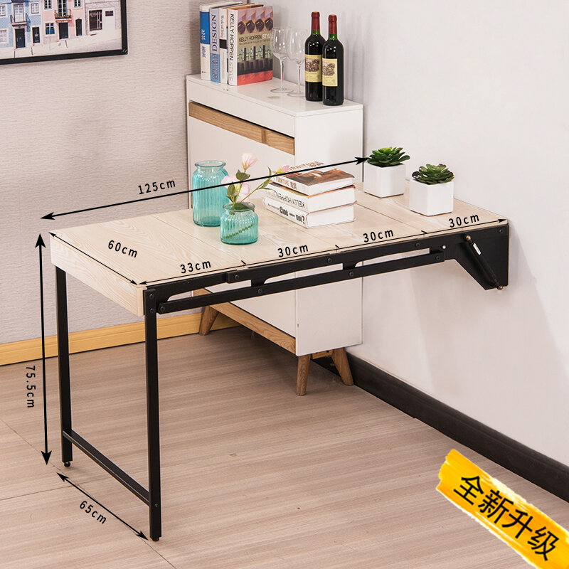 Multi-Functional Deformation Wall-Mounted Folding Table Wall TikTok Same Style Internet ...