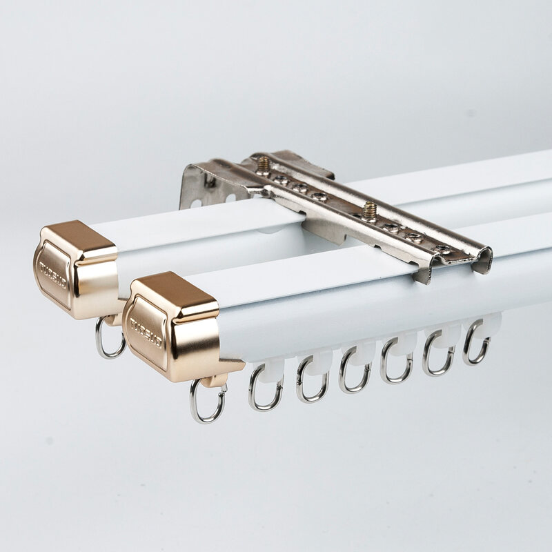 Weibao Home Textile Aluminum Alloy Mute Slide Curtain Groove Curtain ...