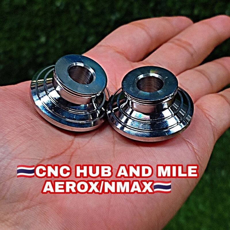 🇹🇭CNC HUB AND MILE FOR YAMAHA AEROX / NMAX ORIGINAL (THAILAND MADE) | Lazada PH