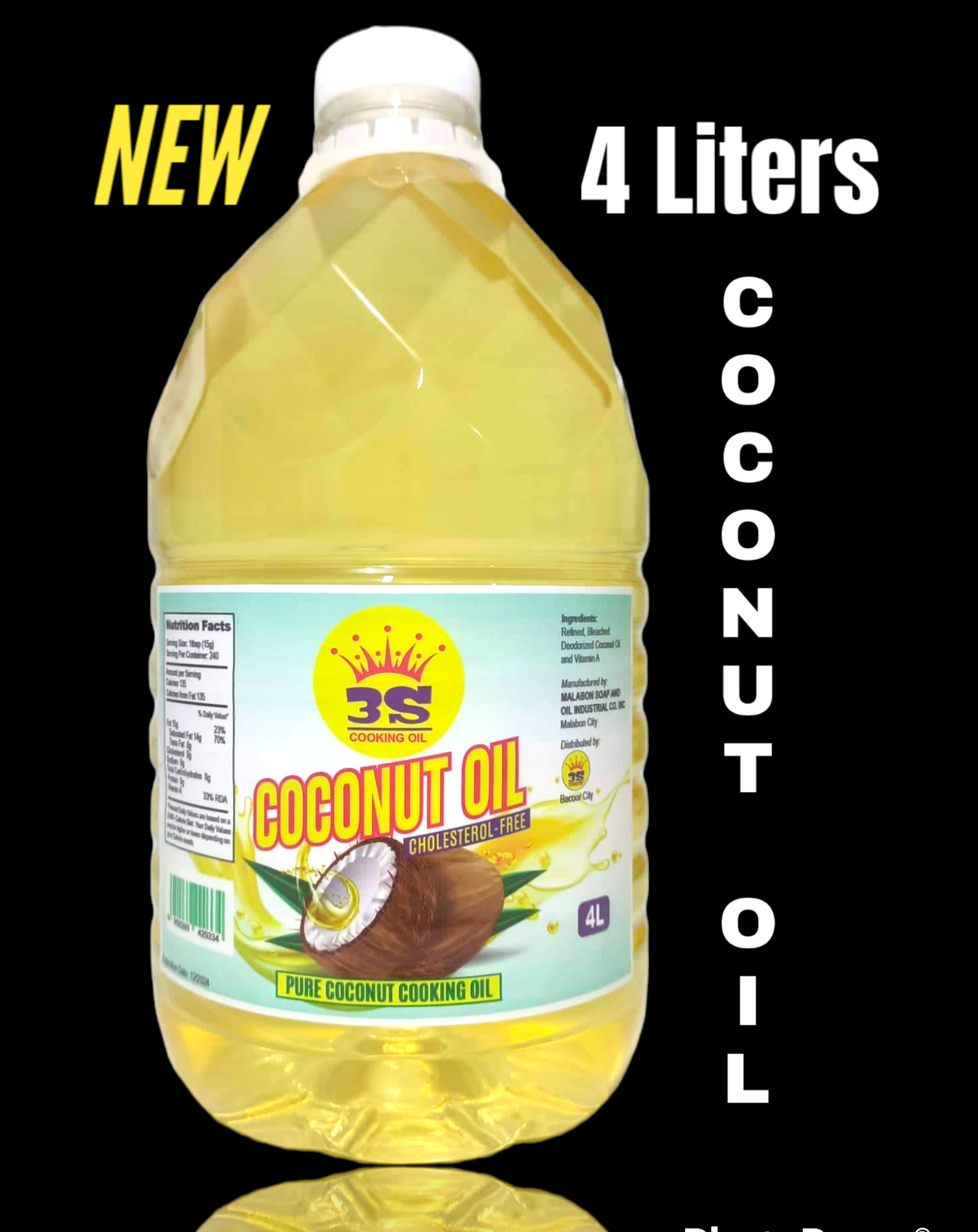3S COCONUT OIL 4 LITERS / COOKING OIL | Lazada PH