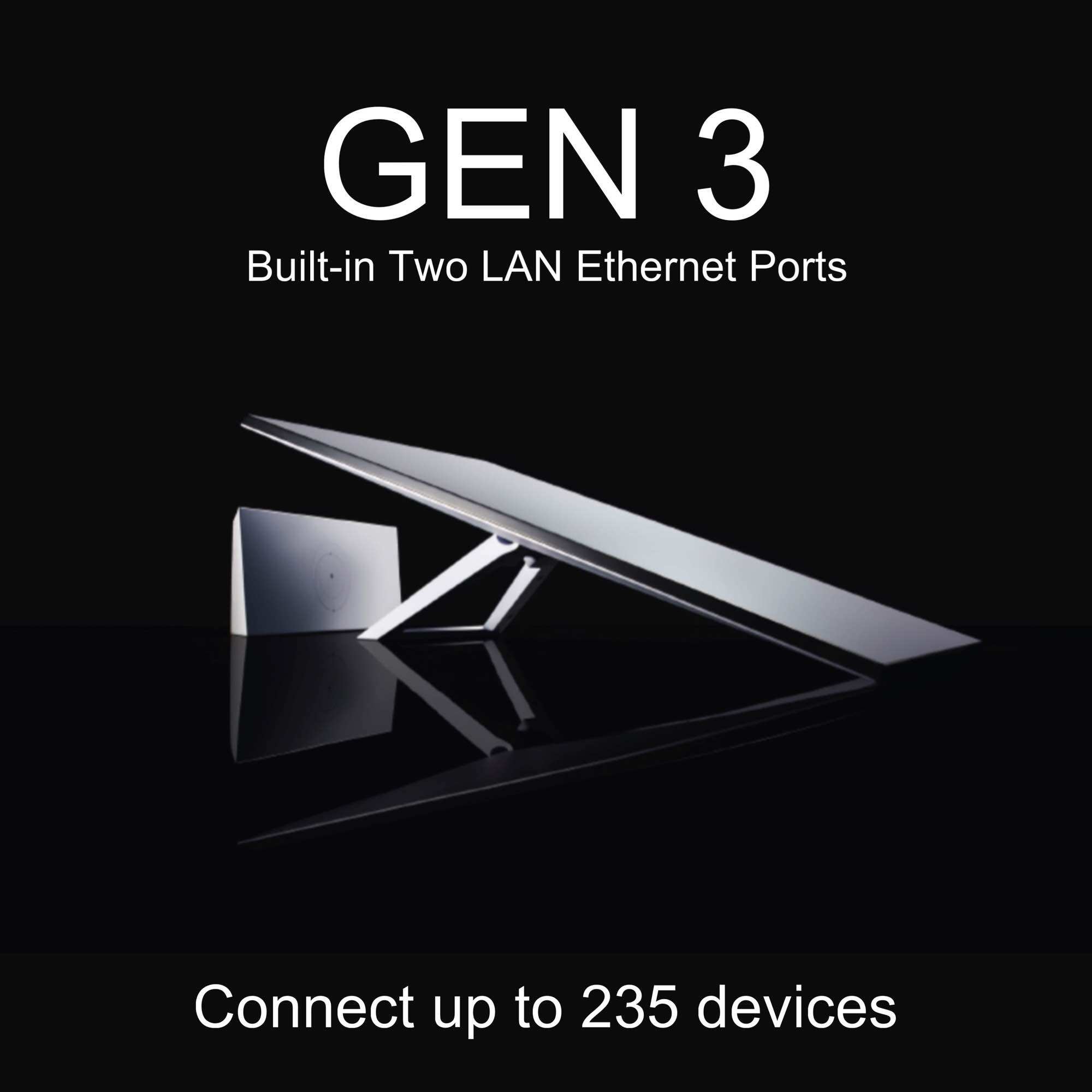 Starlink Gen 3 Standard With Two LAN Ethernet Ports