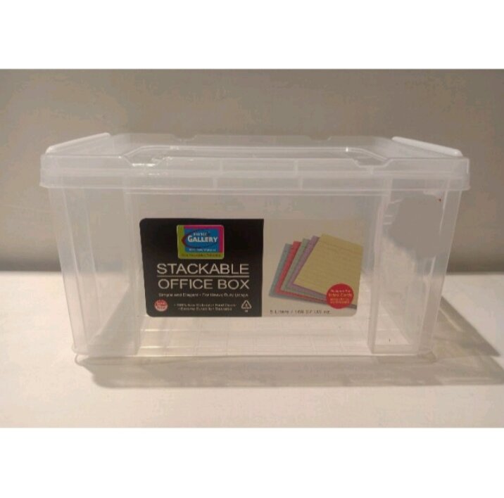 Home Gallery Stackable Office Box 100% New Material/Food Grade | Lazada PH