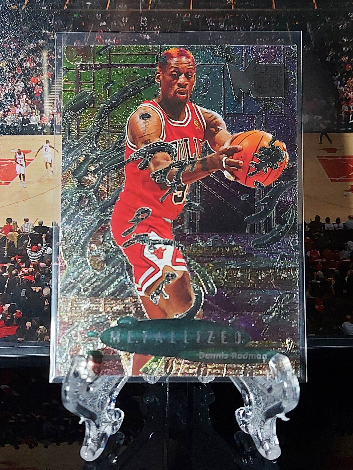 NBA card Dennis Rodman 96 97 Fleer Metal "Metallized" #231 mint-nmnt ...