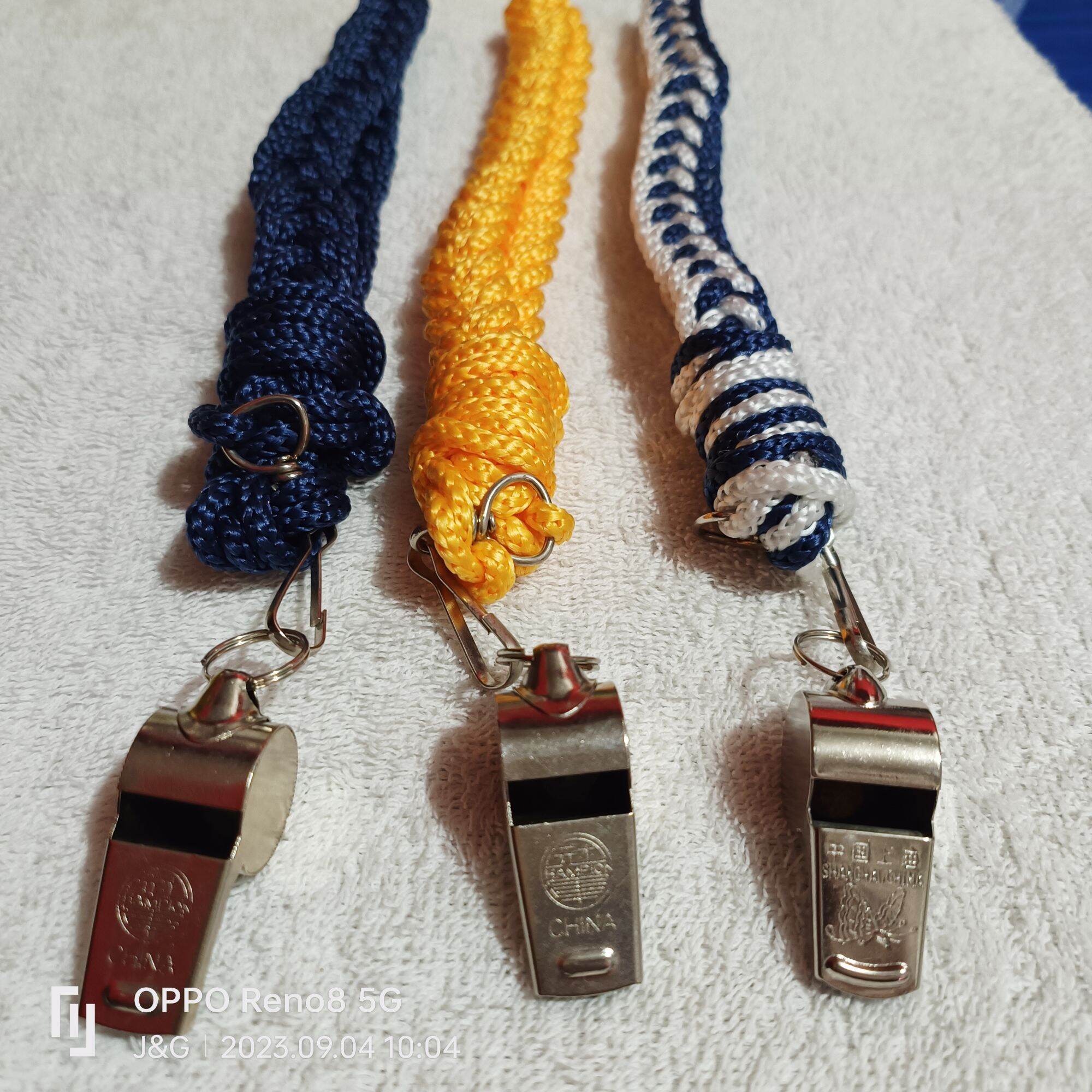 security guard lanyard with whistle silver | Lazada PH