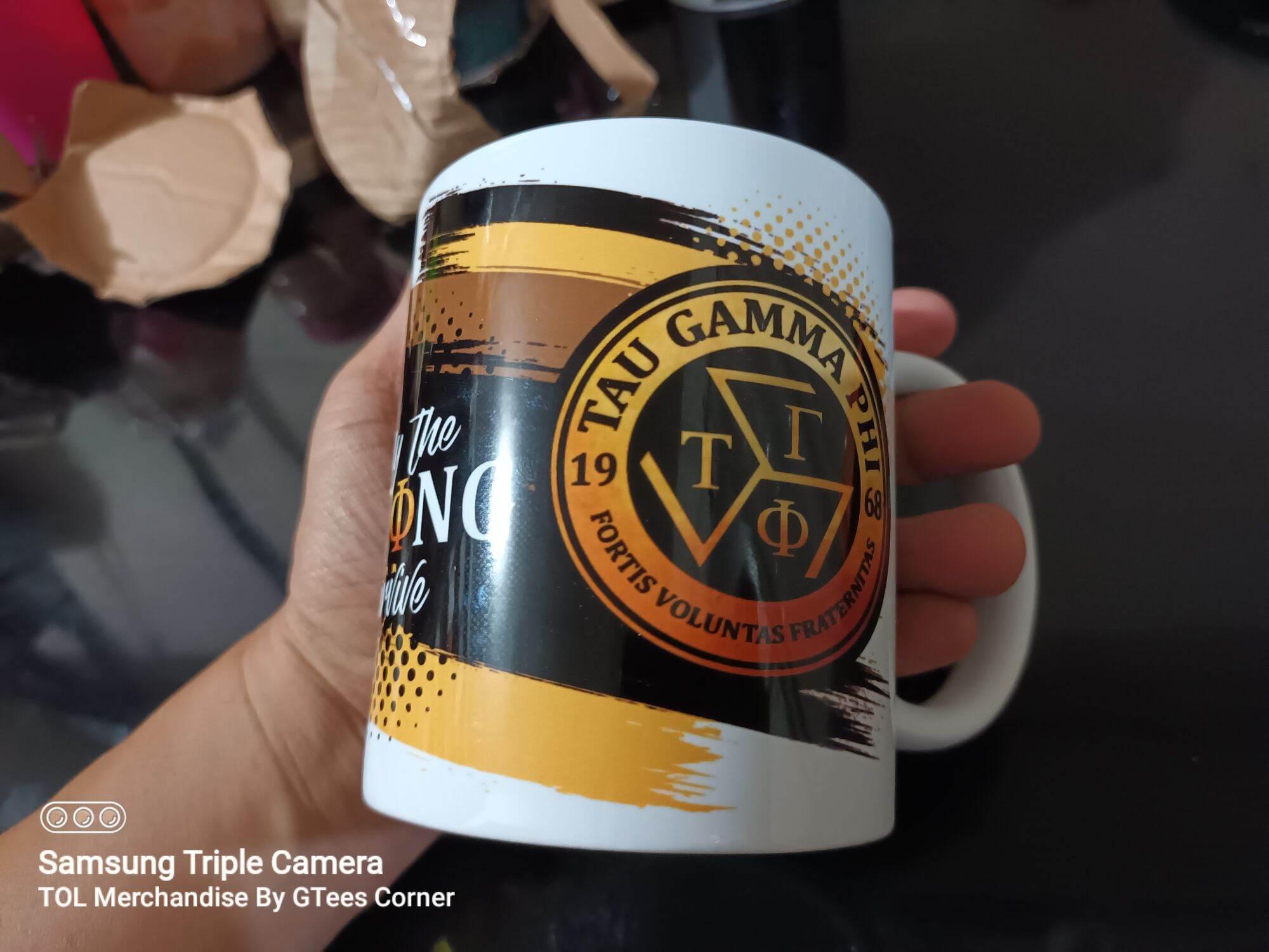 TAU GAMMA PHI TRISKELION ACCESSORIES-MUGS | Lazada PH