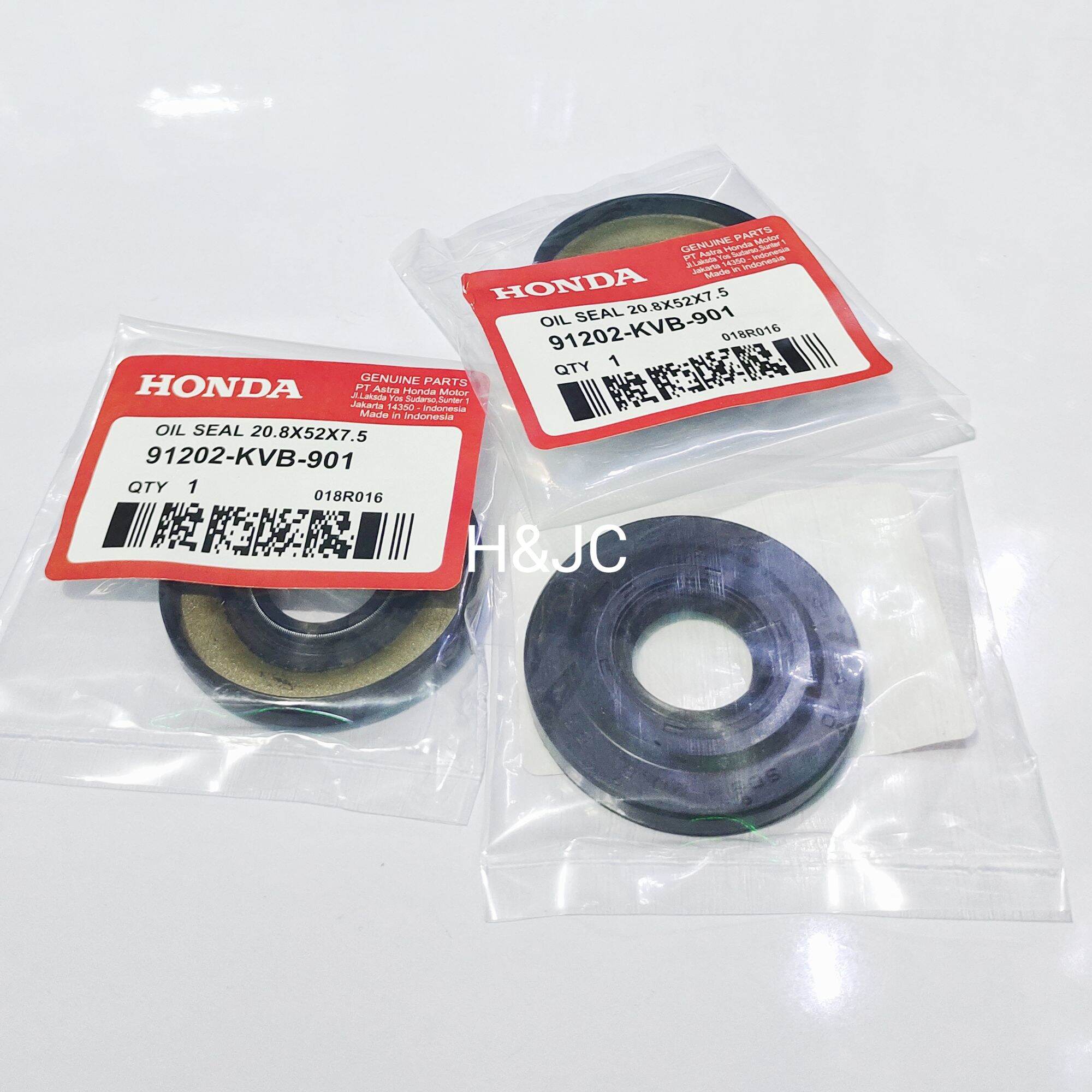 Genuine Honda Crankshaft Oil Seal (20.8x52x7.5) Beat Carb,Beat F.i V1 ...