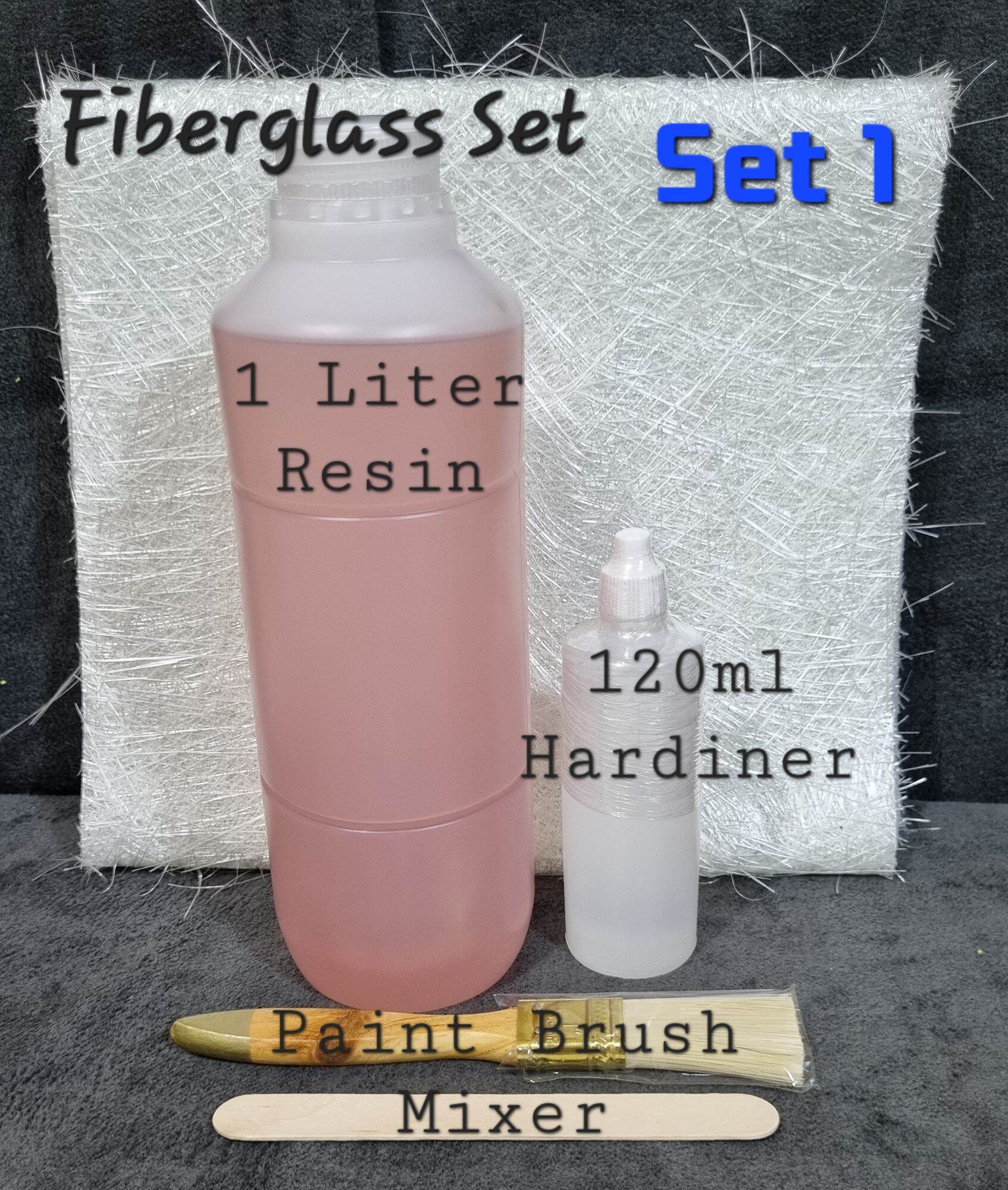 Polyester Resin Fiber Glass Repair Kit ( 1 Liter Set ) SET 1 | Lazada PH