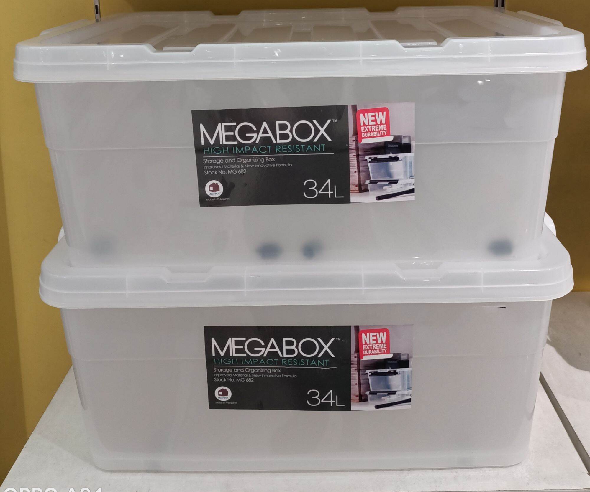 Megabox 34L Storage Box (Stackable) | Lazada PH