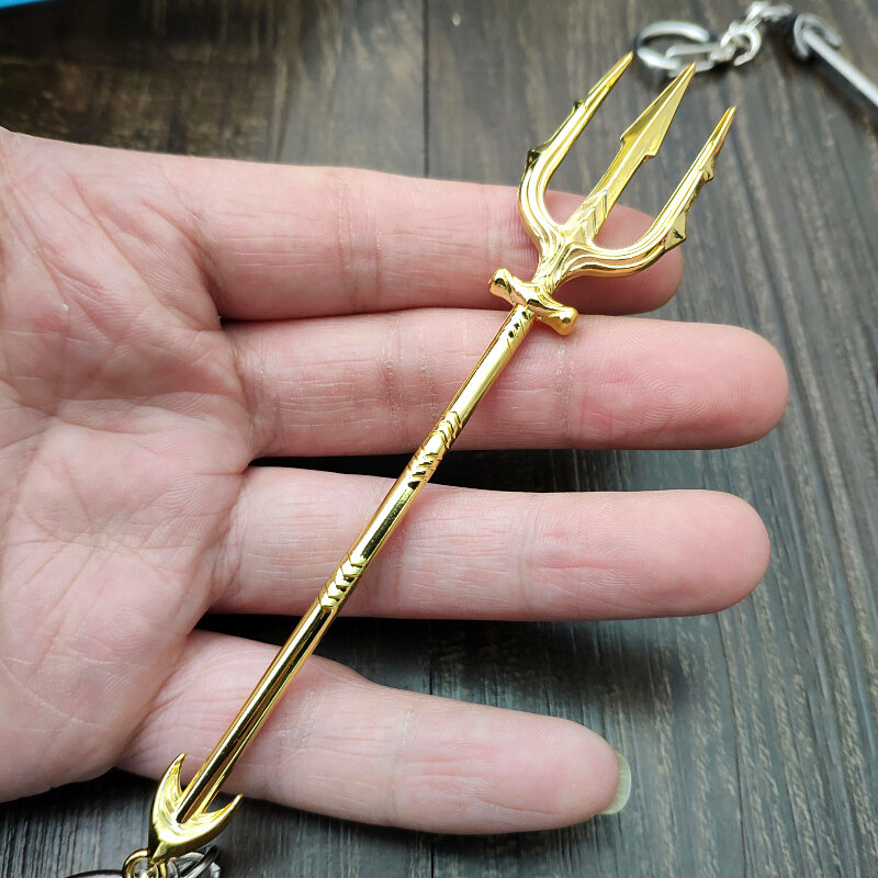 Justice League Sea King Keychain Aquaman Movie Peripheral Weapon ...