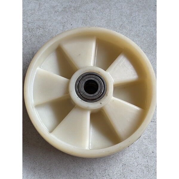 Hand Jack Lift Pallet Front Steering Wheel Nylon 7"(180mm),8"(200mm ...
