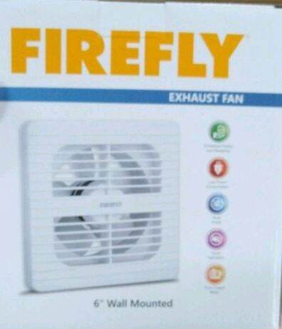 FIREFLY/ROYU WALL MOUNTED EXHAUST FAN 4", 6"PLUG NOT INCLUDED MALIIT NA ...
