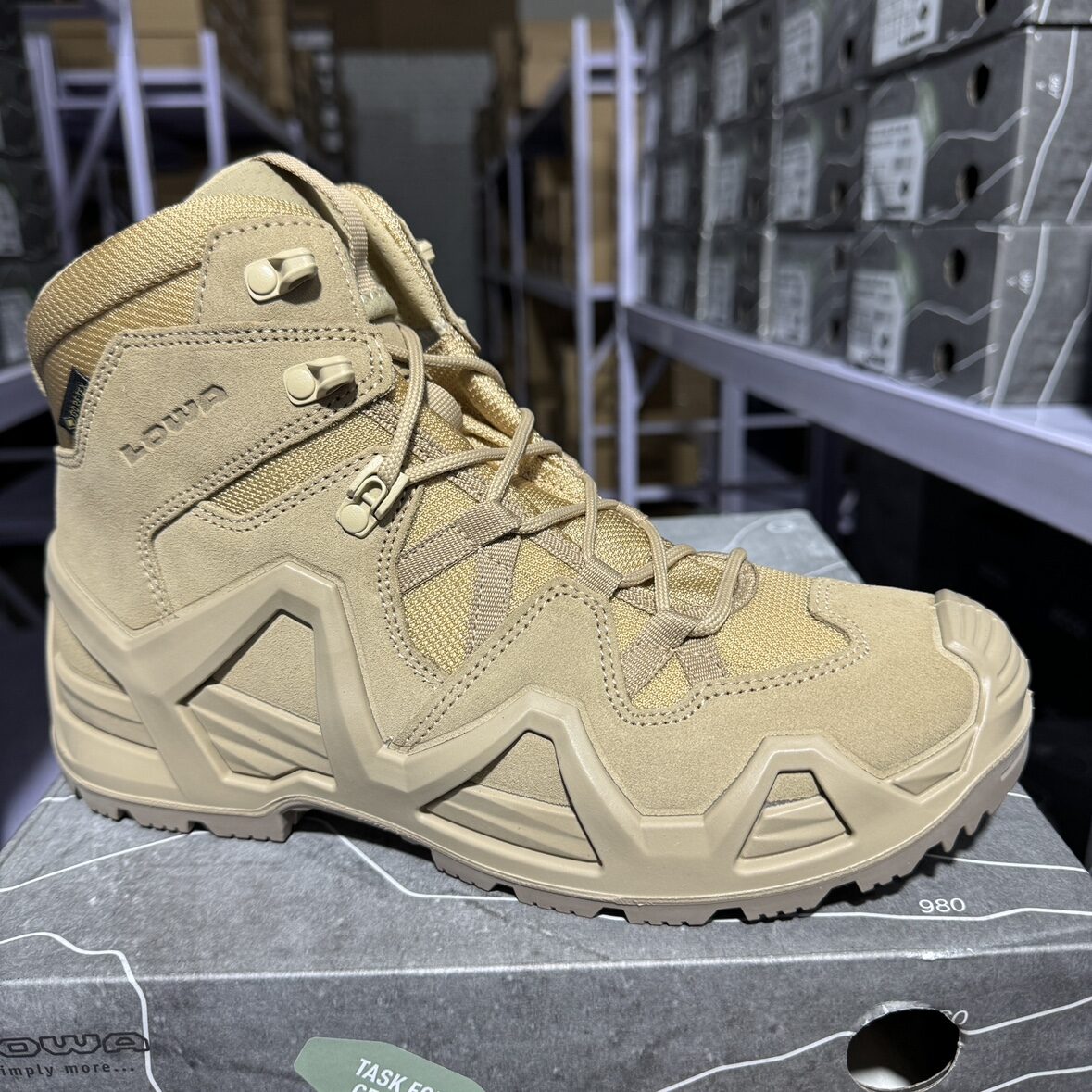 New Arrival Lowa Zephyr GTX TF Men's Mid-Top Desert Combat Boots ...