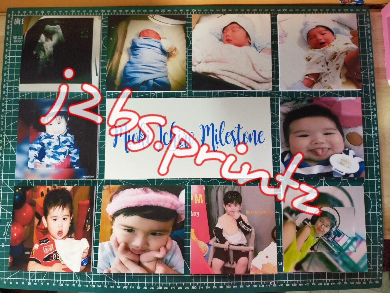 BABY MILESTONE SINTRA BOARD WALL DECOR FLAT TYPE | Lazada PH