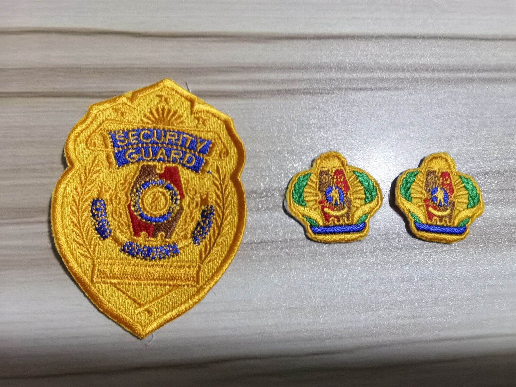 SECURITY GUARD SET PATCHES | Lazada PH