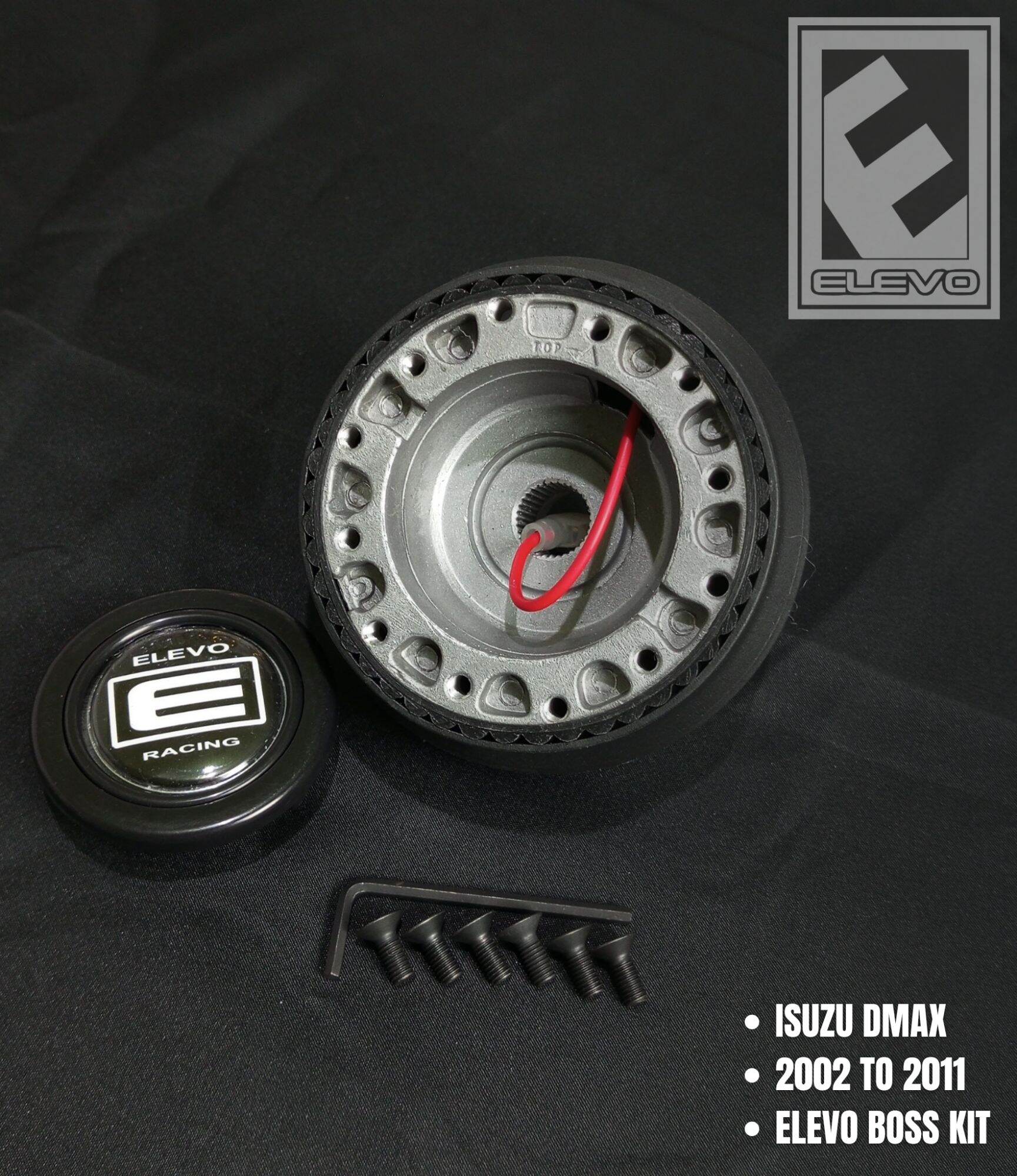 PCR Garage Isuzu MUX & DMAX Elevo Short Steering Wheel Adaptor Hub Boss ...