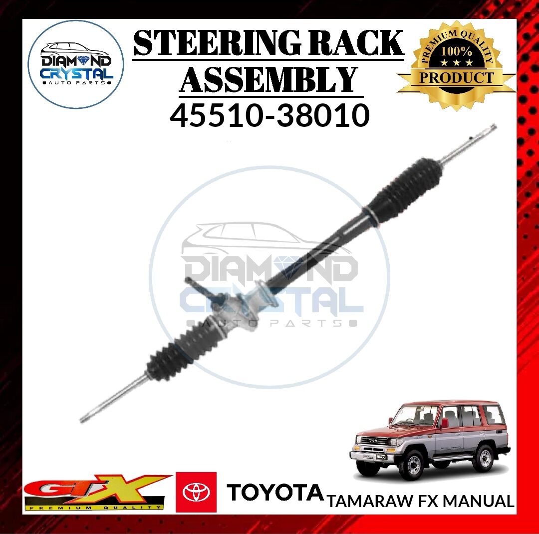 STEERING RACK ASSEMBLY TOYOTA TAMARAW FX P/N: 45510-38010 "GTX PREMIUM ...
