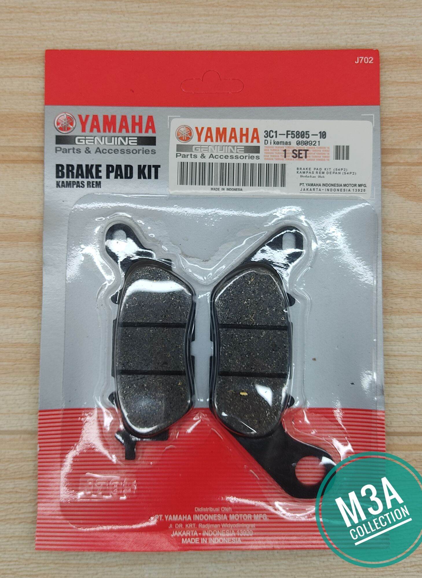 Brake Pad Kit Yamaha Nmax / Aerox / Mioi125 / Souli125 / Mio / Sporty ...