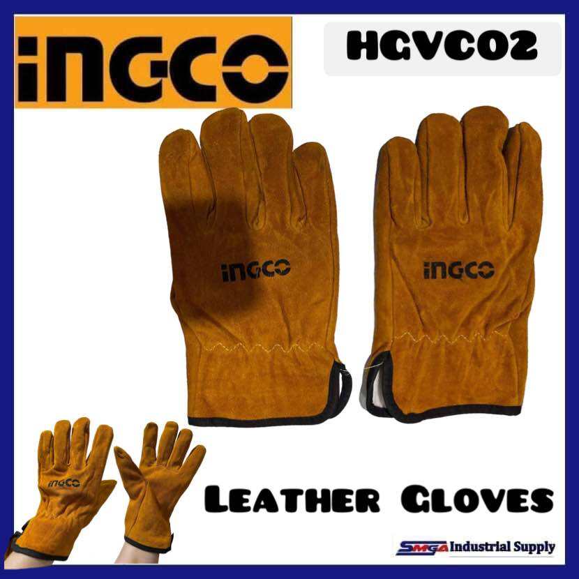 INGCO LEATHER GLOVES HGVC02 | Lazada PH