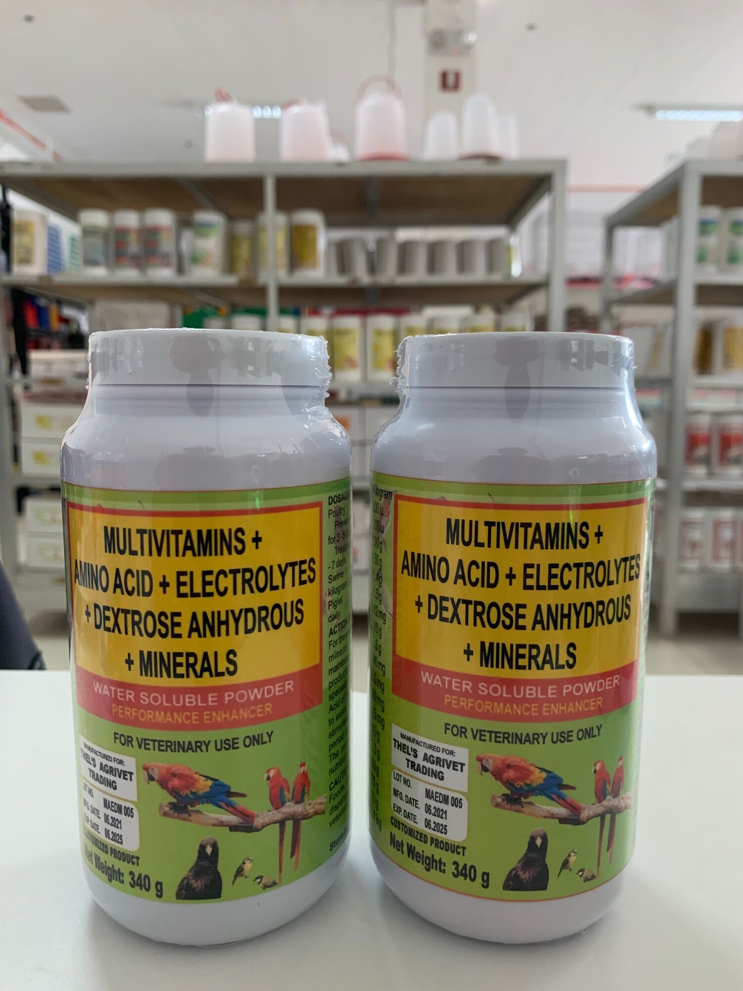 Bird Multivitamins + Amino Acids + Electrolytes + Dextrose + Minerals ...