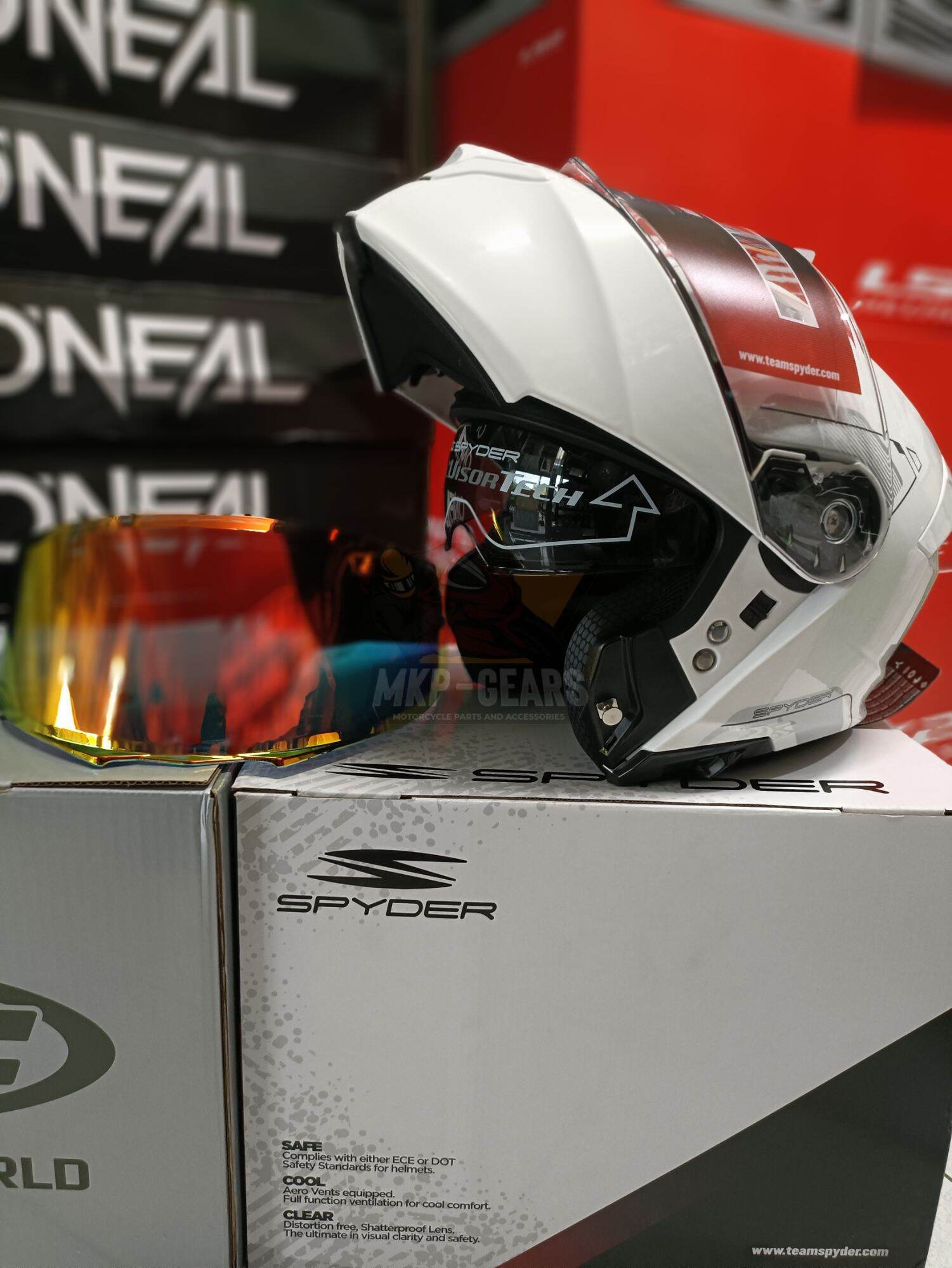 SPYDER FORCE V.2 WITH FLASH VISOR | Lazada PH