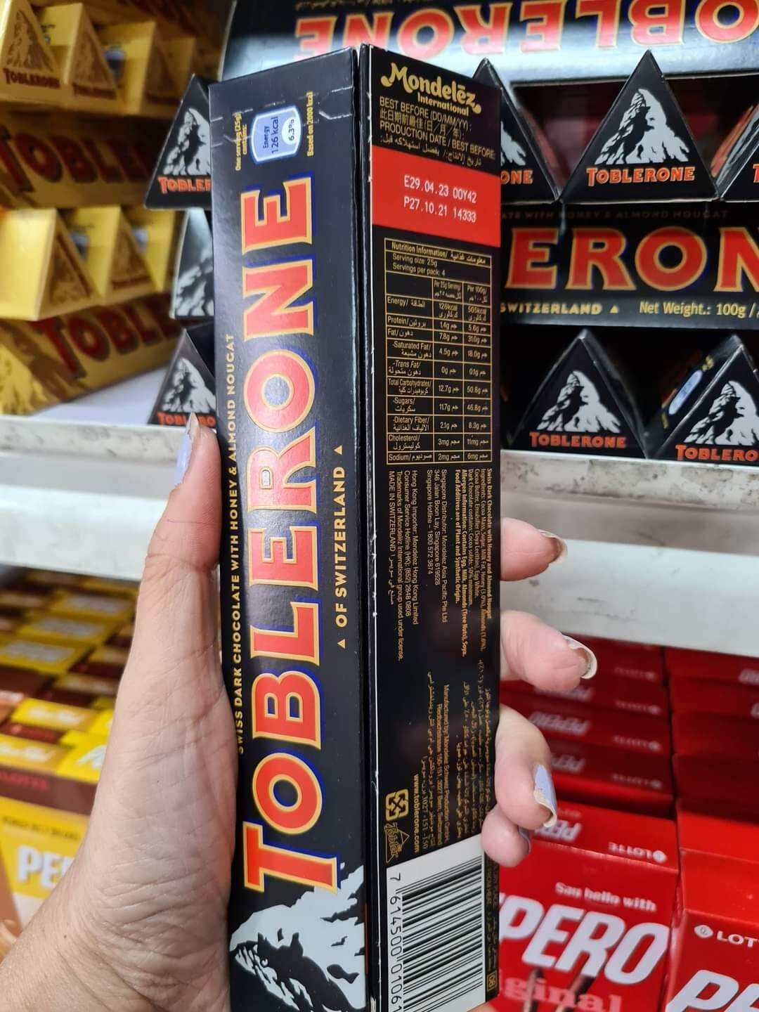 toblerone of Switzerland 100grams buy 1 take 1 / toblerone tiny ...