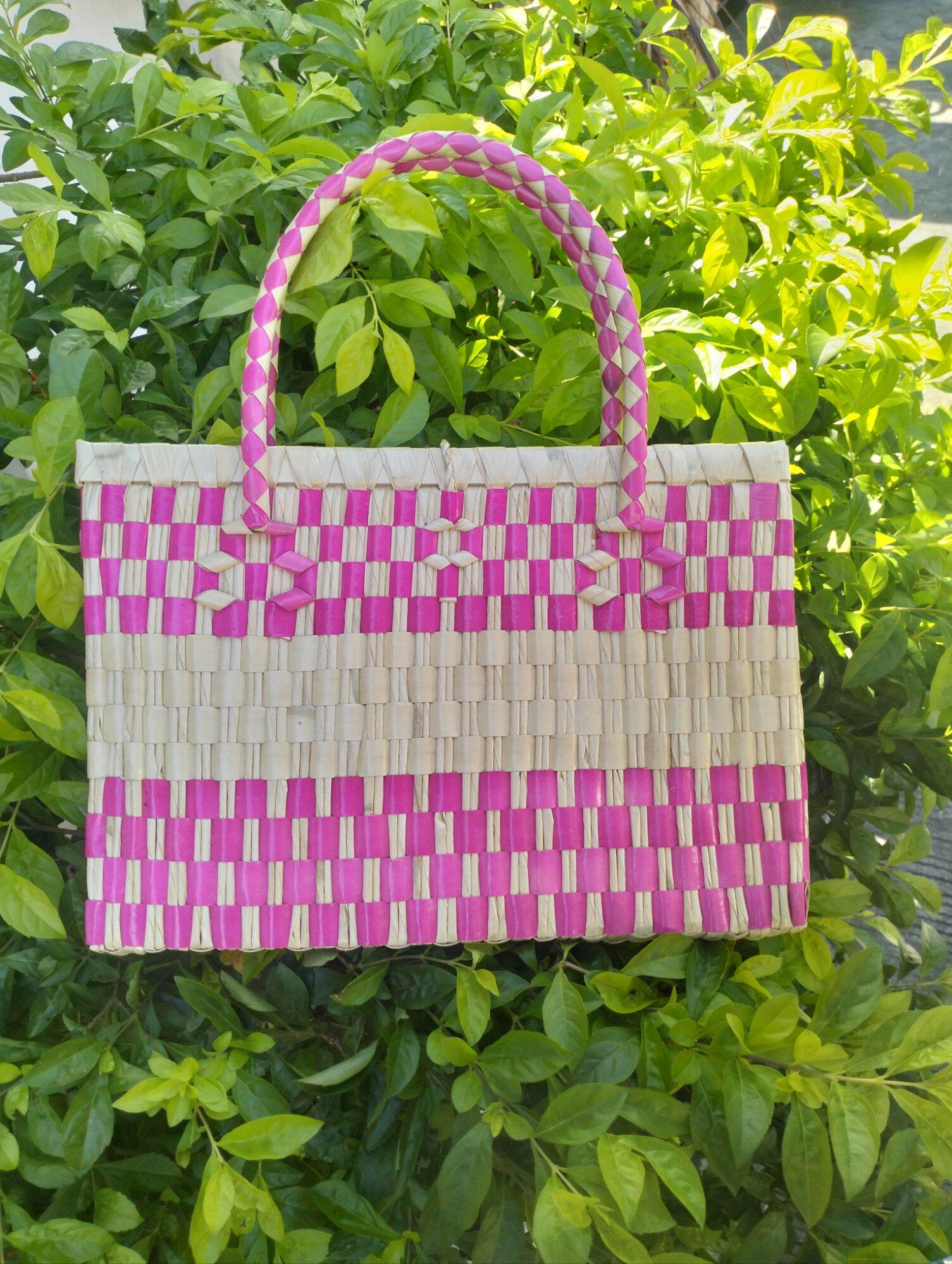 Native buri bag with zipper and twilly | Lazada PH