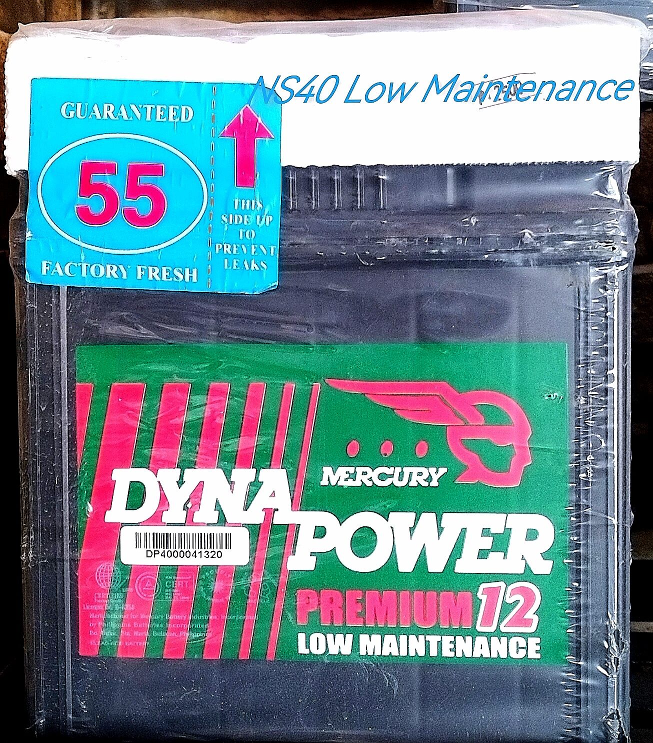 DYNA POWER Car Battery NS40 Low Maintenance Car Battery Shell only | Lazada PH