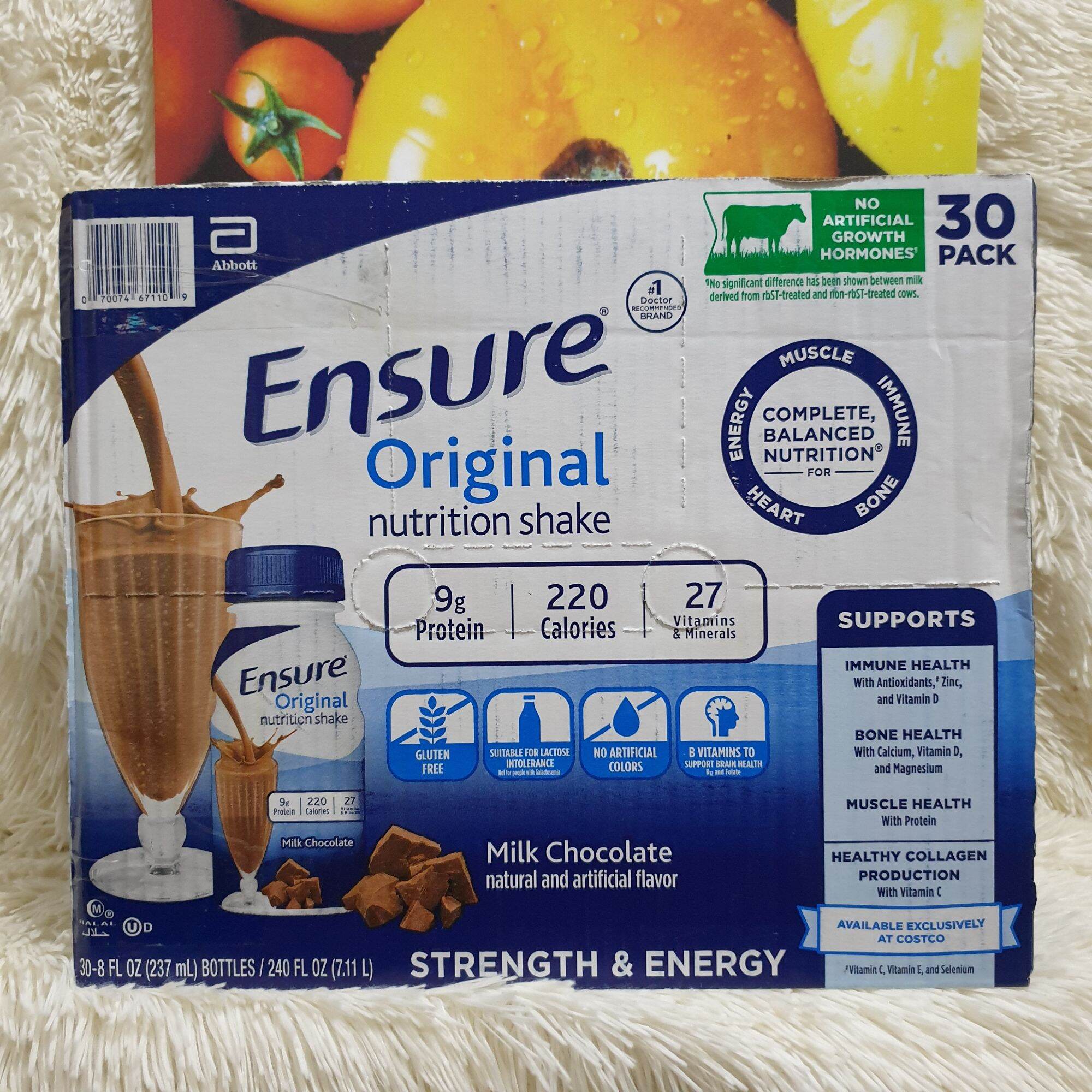 Ensure Original Nutrition Shake CHOCOLATE/VANILLA Ready to drink ...