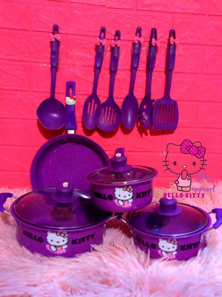 Hello kitty non sticky Cookware set | Lazada PH