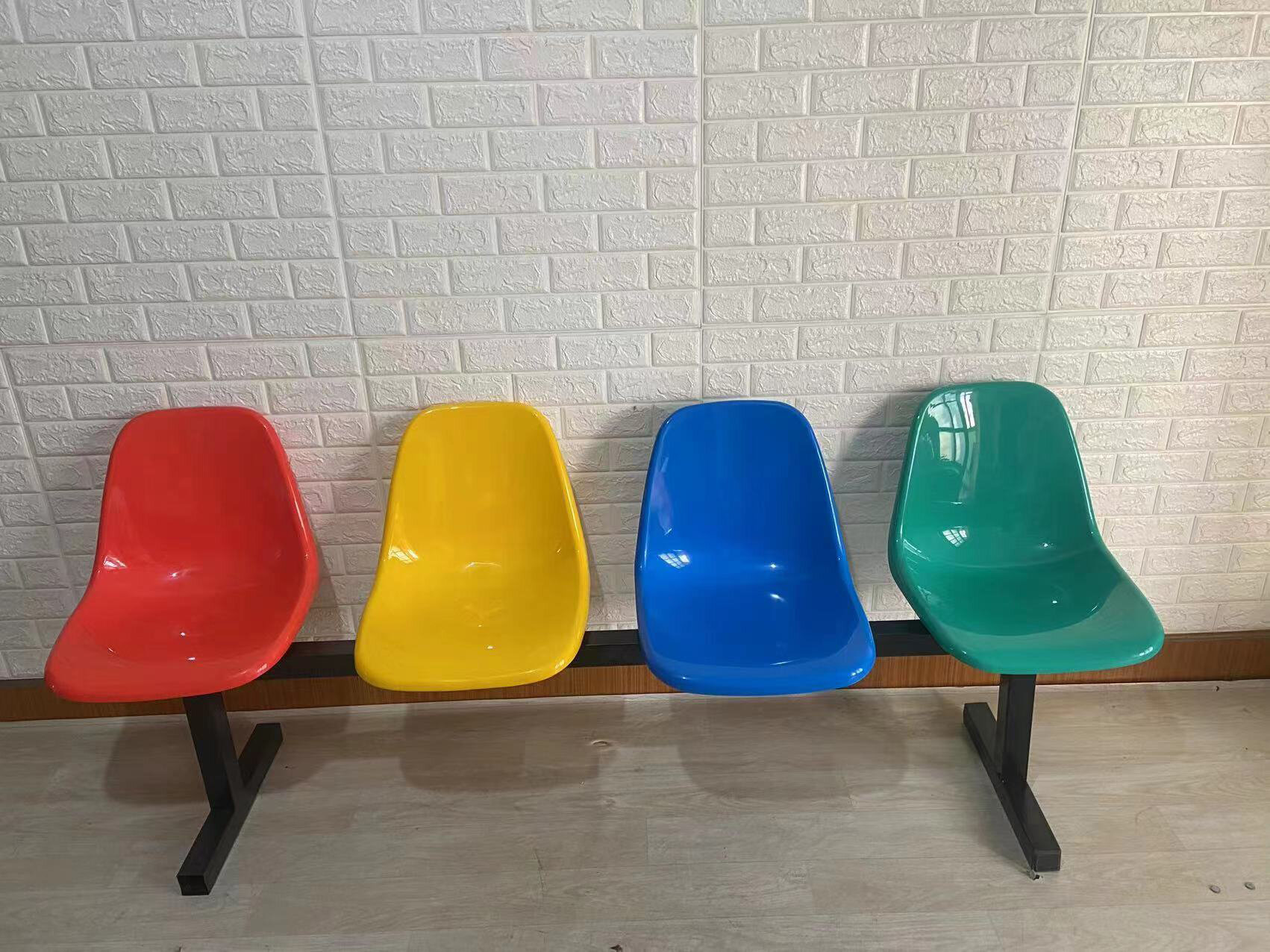 Leisure Row Chair Plastic Rest Seat Outdoor Basketball Court Hospital ...