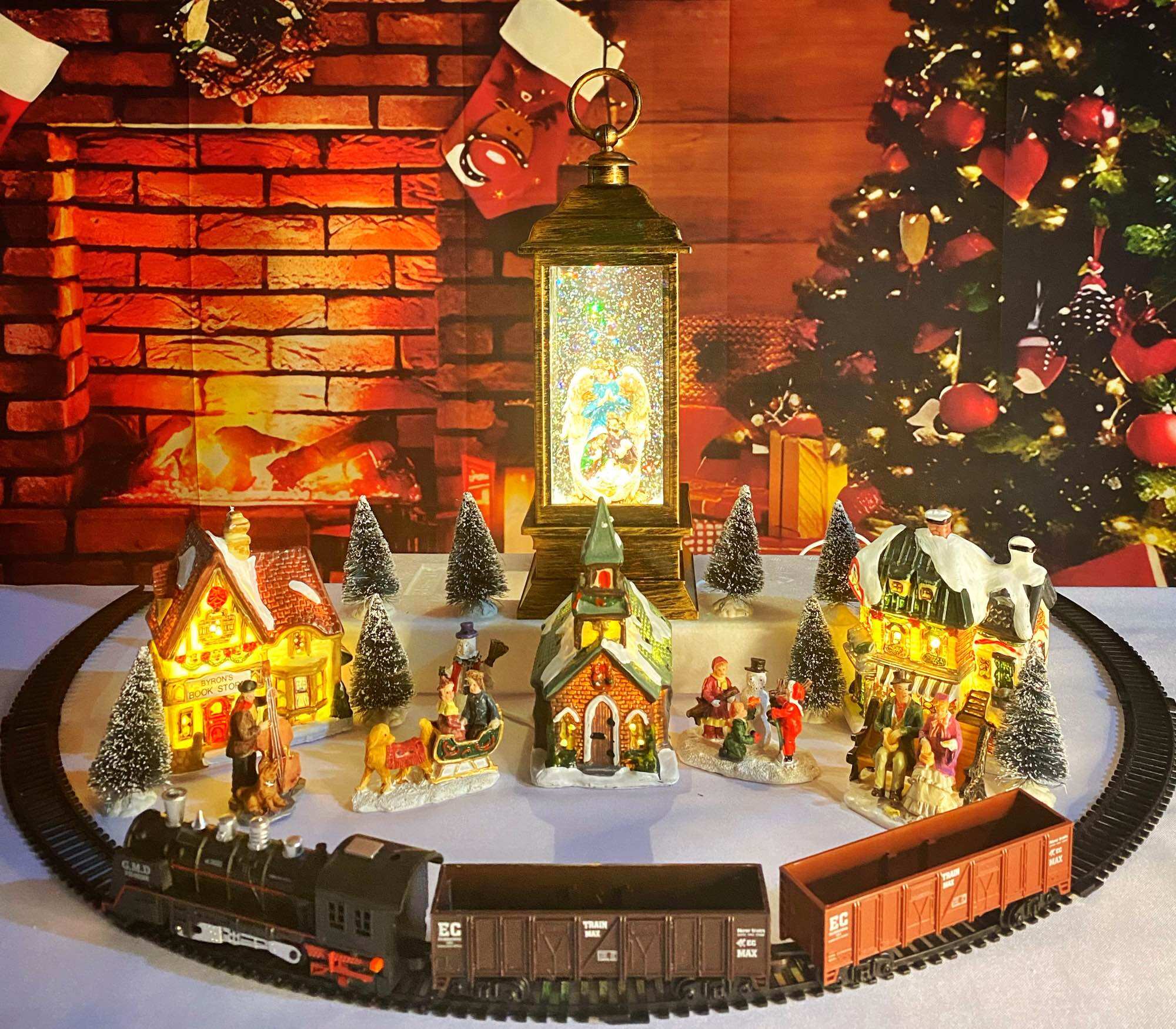 Small Christmas Train Set