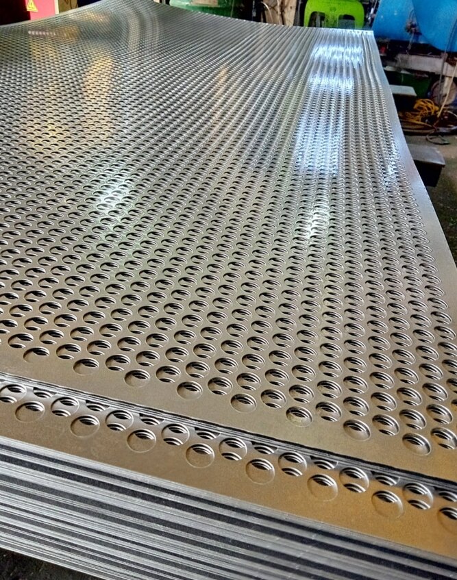 perforated metal screen 0.7mm x 5/16 hole 3x6ft | Lazada PH