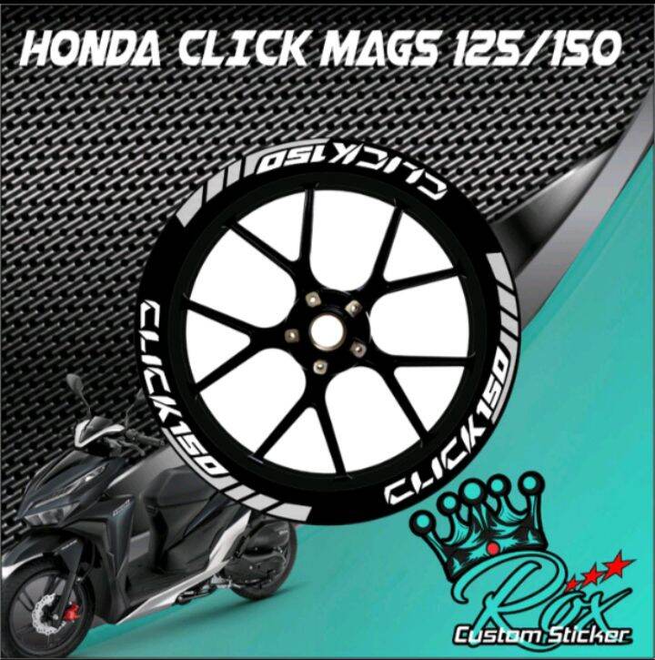 Honda click mags 125-150 sticker laminated waterproof | Lazada PH