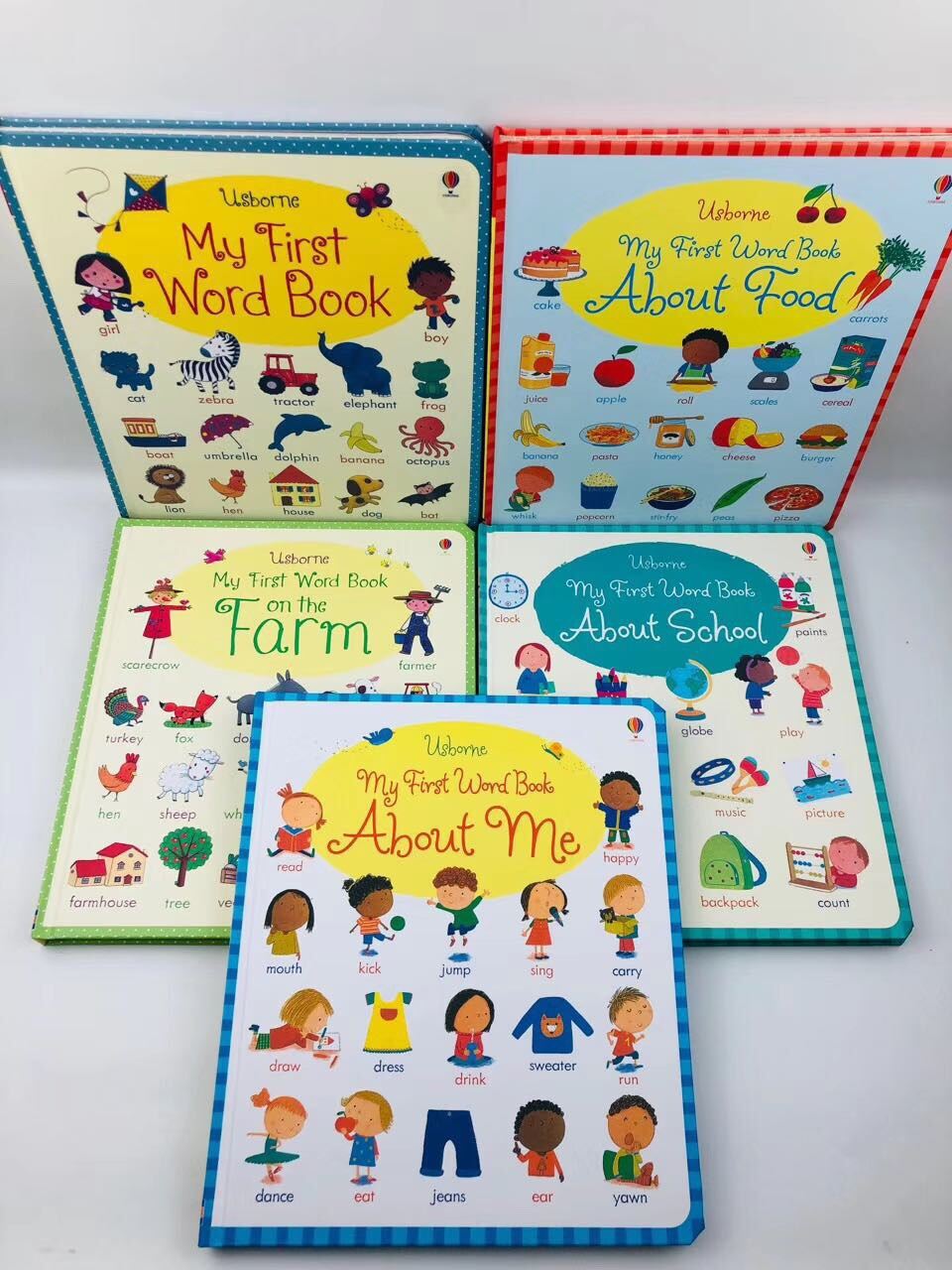 ON HAND USBORNE my first word book set ~ 5books | Lazada PH