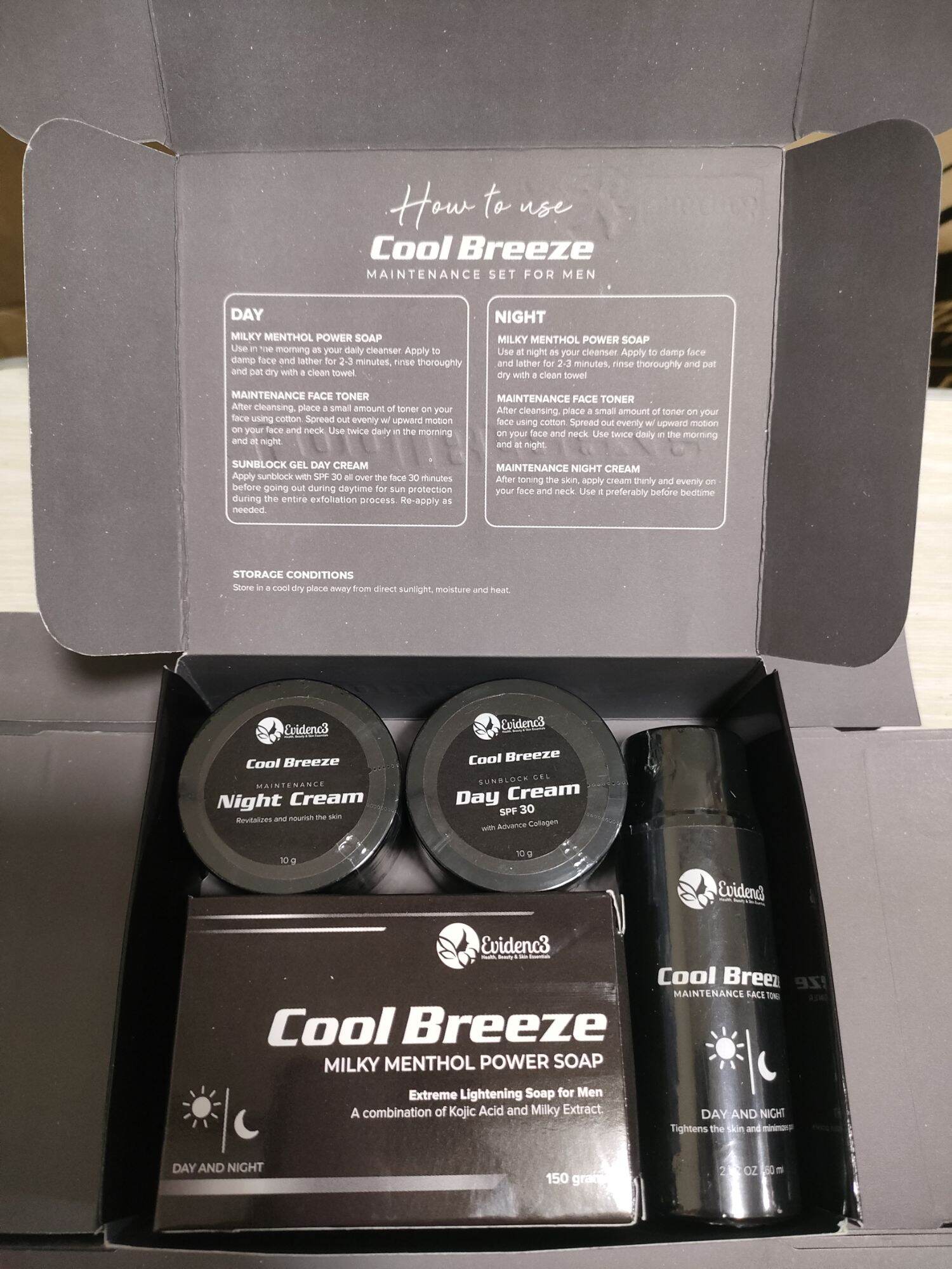 𝐎𝐑𝐈𝐆𝐈𝐍𝐀𝐋 COOL BREEZE MAINTENANCE SET FOR MEN | COOL BREEZE REJUVENATING ...