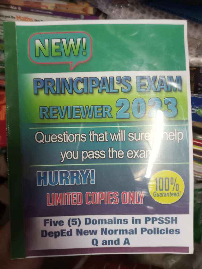 PRINCIPAL EXAM REVIEWER 2023 | Lazada PH