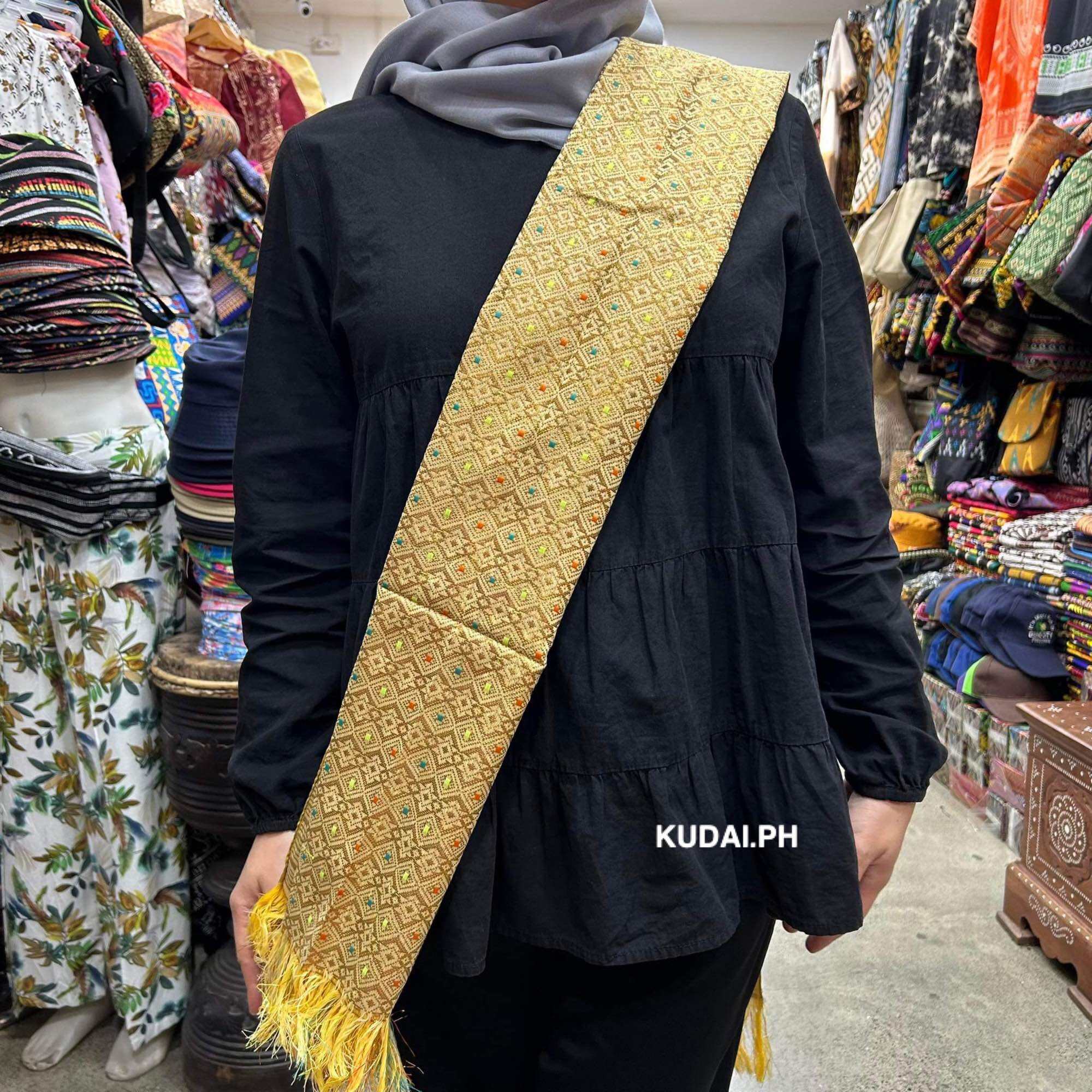 SABLAY Handwoven Weave Alampay / Runner Sash / Ethnic Costume ...