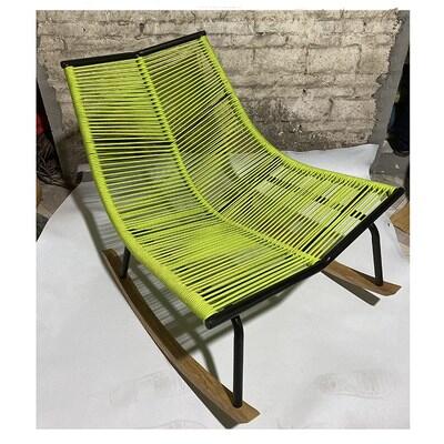 Leisure Rocking Chair Nordic Courtyard Furniture Rattan Recliner Adult ...