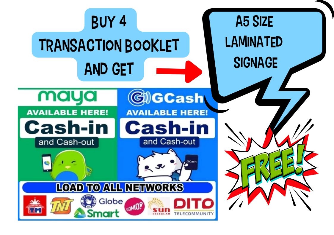 GCASH/MAYA TRANSACTION BOOKLET | Lazada PH