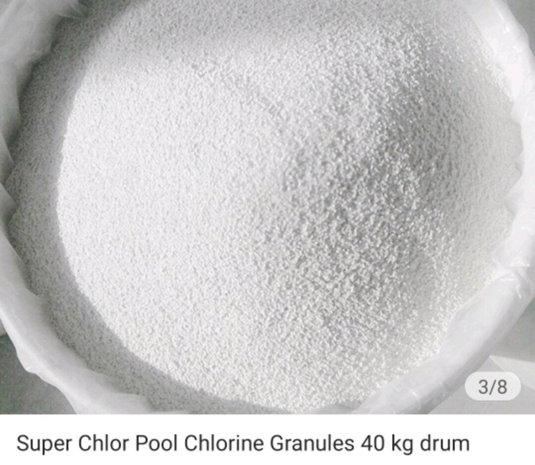 Super-Chlor Pool Chlorine Granules 40 kg drum SUPER-CHLOR 65 | Lazada PH