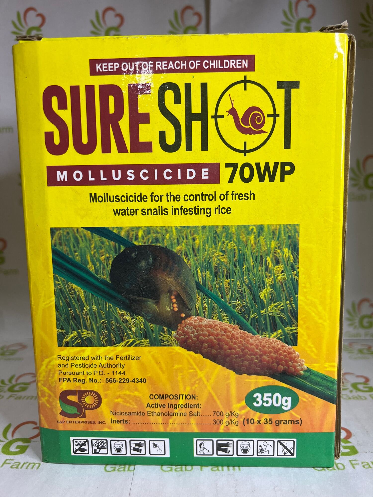 Sureshot Molluscicide 70WP (10x35 grams) | Lazada PH