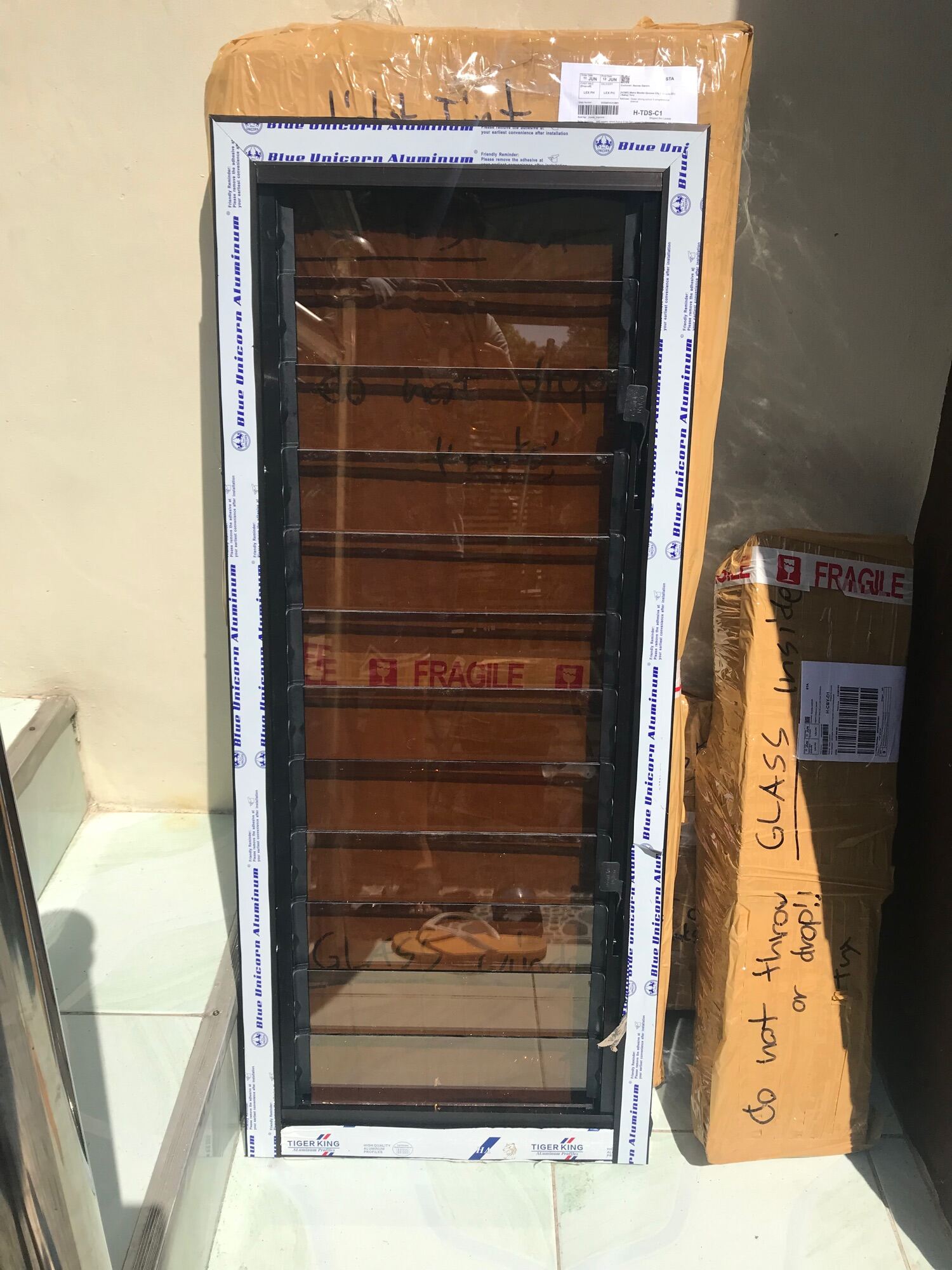 H-110cm X 60cm-W Aluminum Jalouplus vertical window | Lazada PH