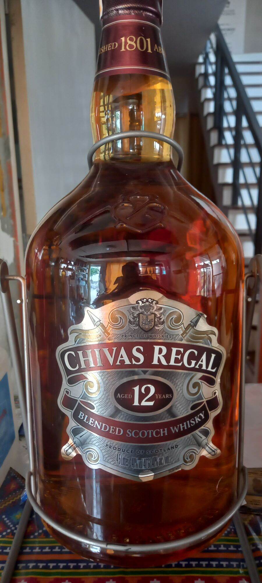 4.5 liters BLENDED SCOTCH CHIVAS REGAL with cradle and box | Lazada PH