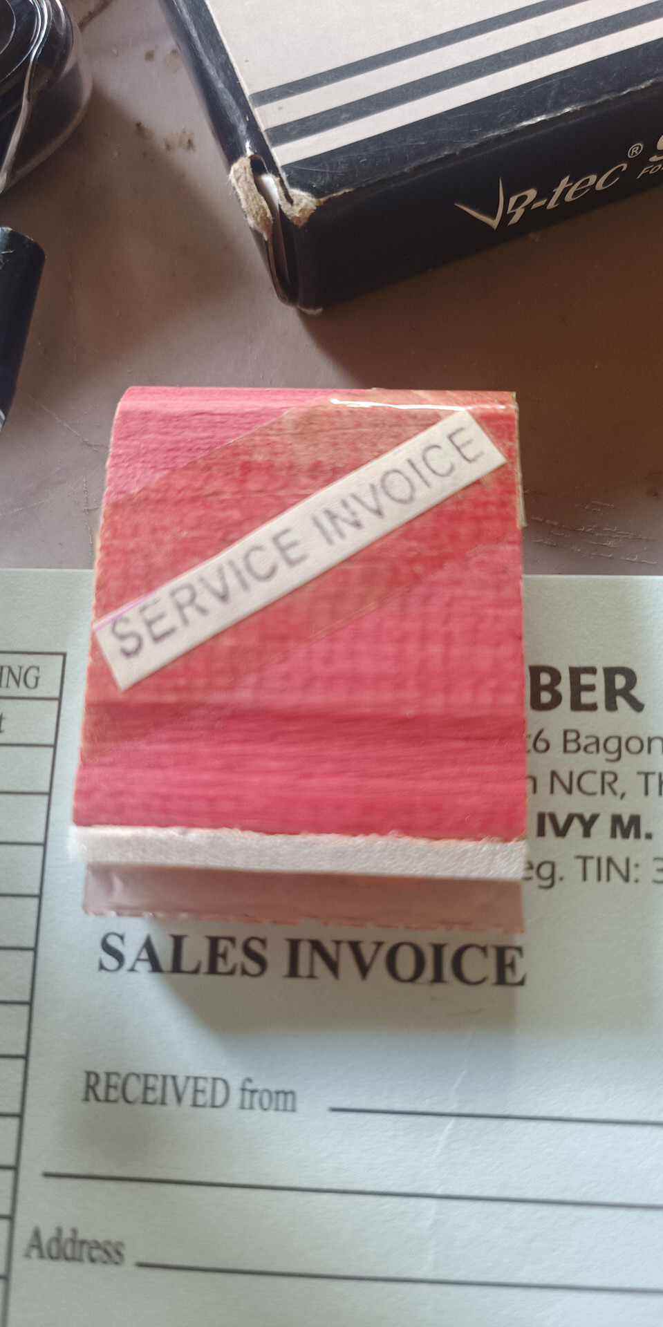 SERVICE INVOICE STAMP | Lazada PH