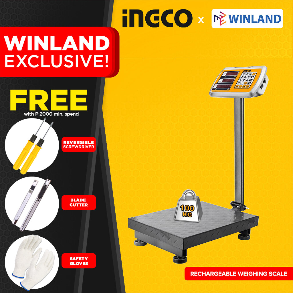 INGCO Lithium Ion Cordless Battery Operated Weighing Scale, 49% OFF
