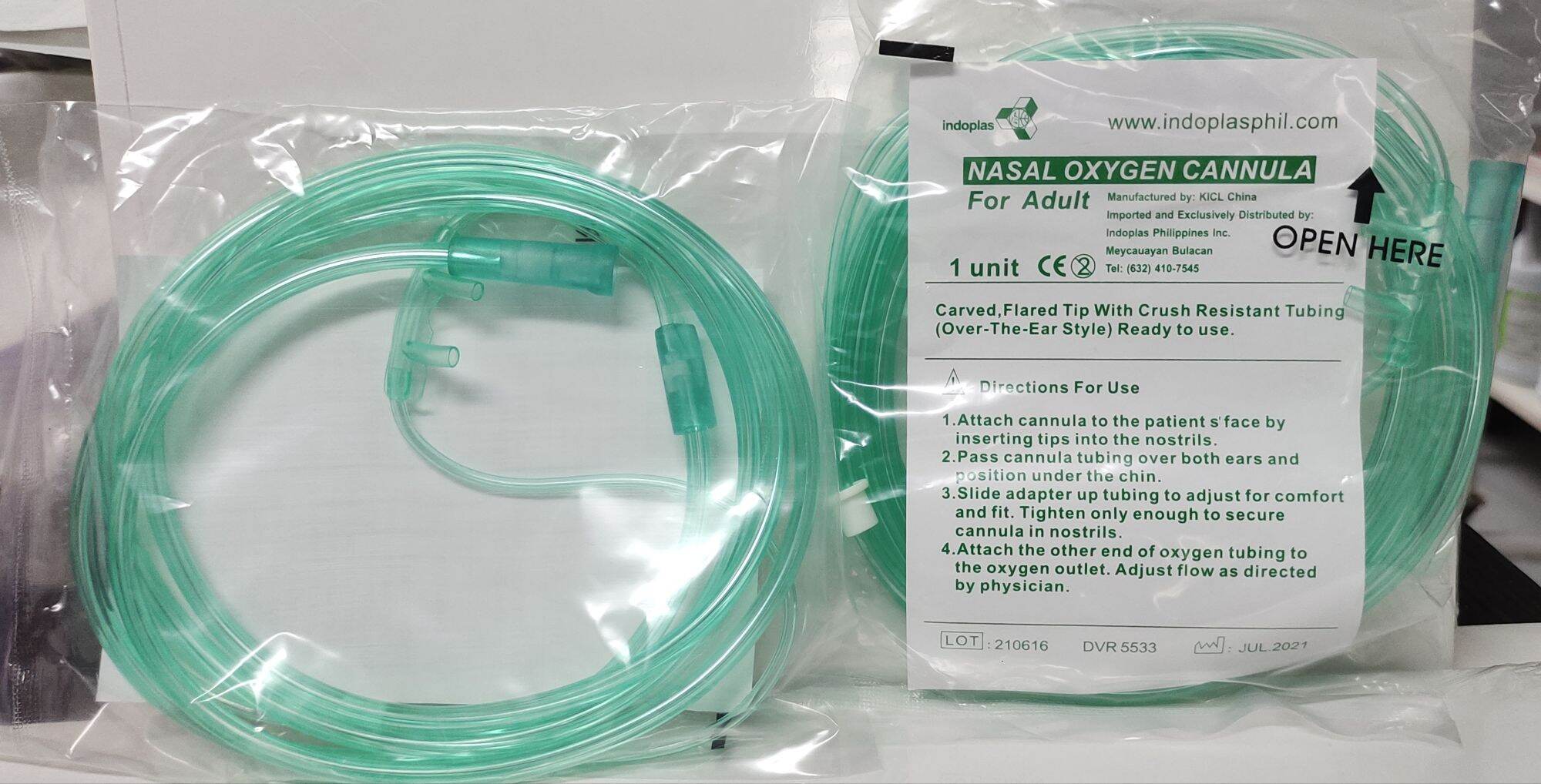 Indoplas Nasal Oxygen Cannula for Adult | Lazada PH