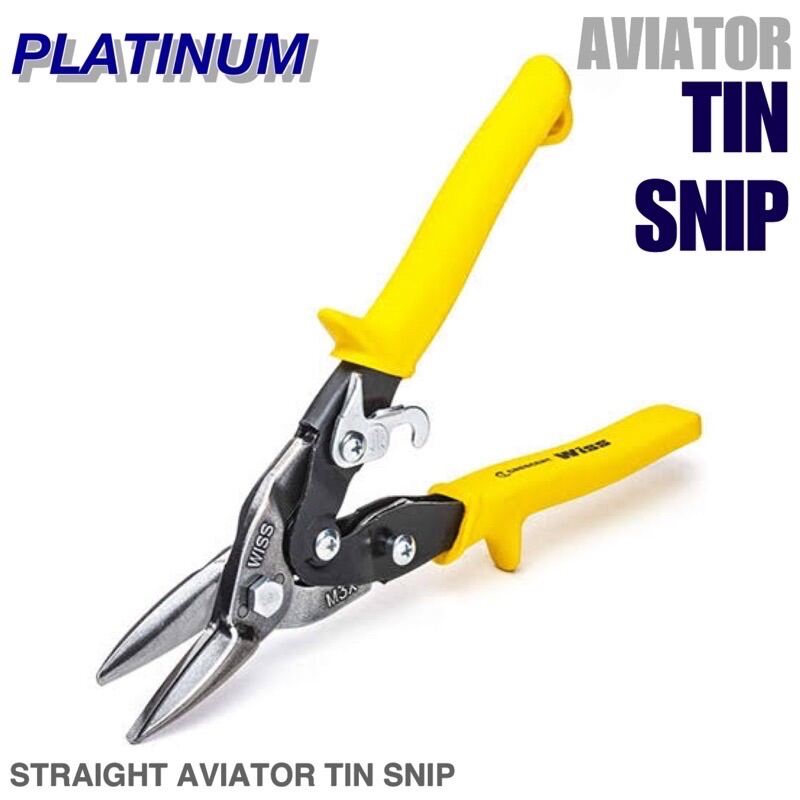 10” | Straight Aviator Tin Snip | Gunting Yero Wire with Spring ...